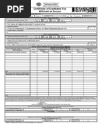 Certificate of Creditable Tax Withheld | PDF | Value Added Tax | Taxes