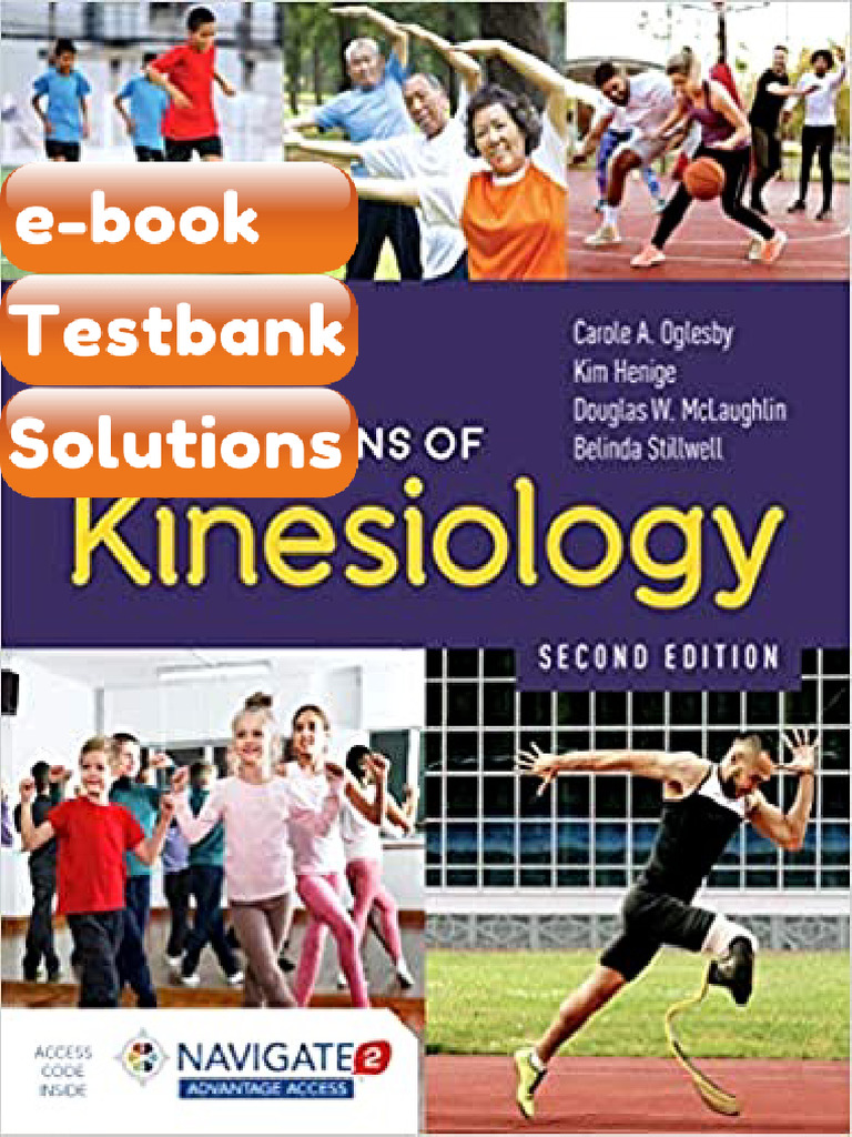 Foundations of Kinesiology 2nd Edition by Carole a Ogles Kim Henige ...