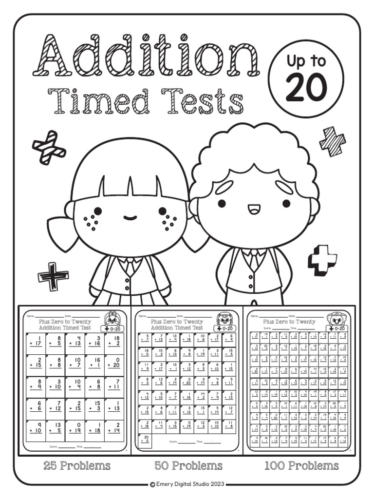 Addition Timed Tests | PDF
