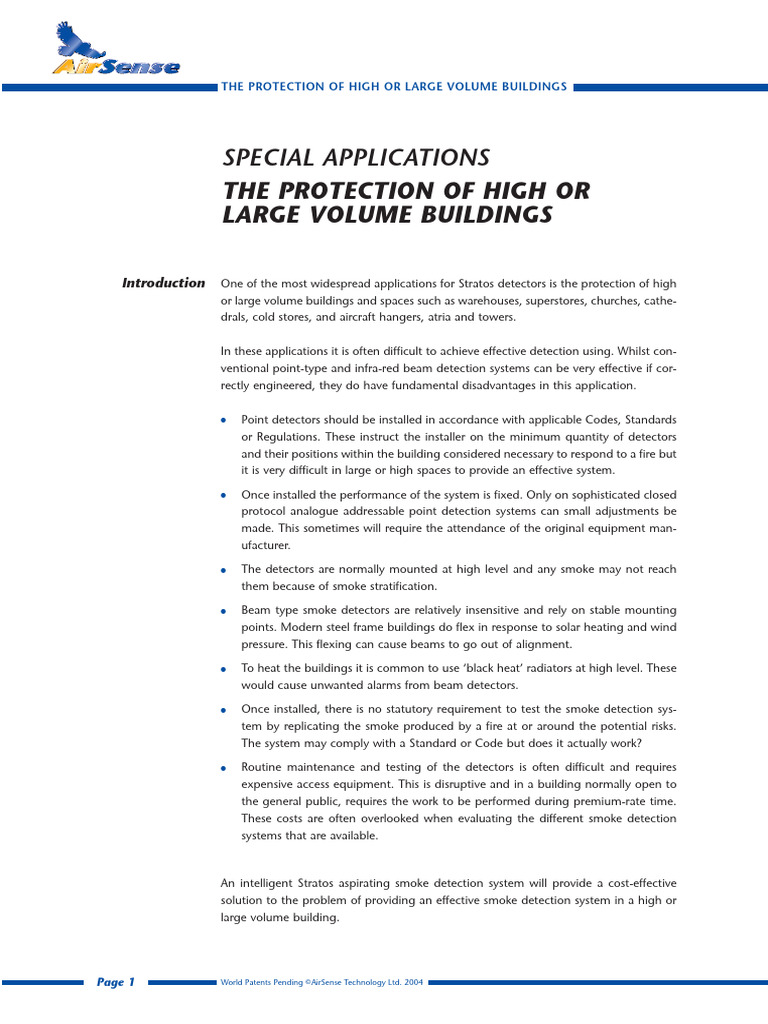 Large Volume Buildings | PDF