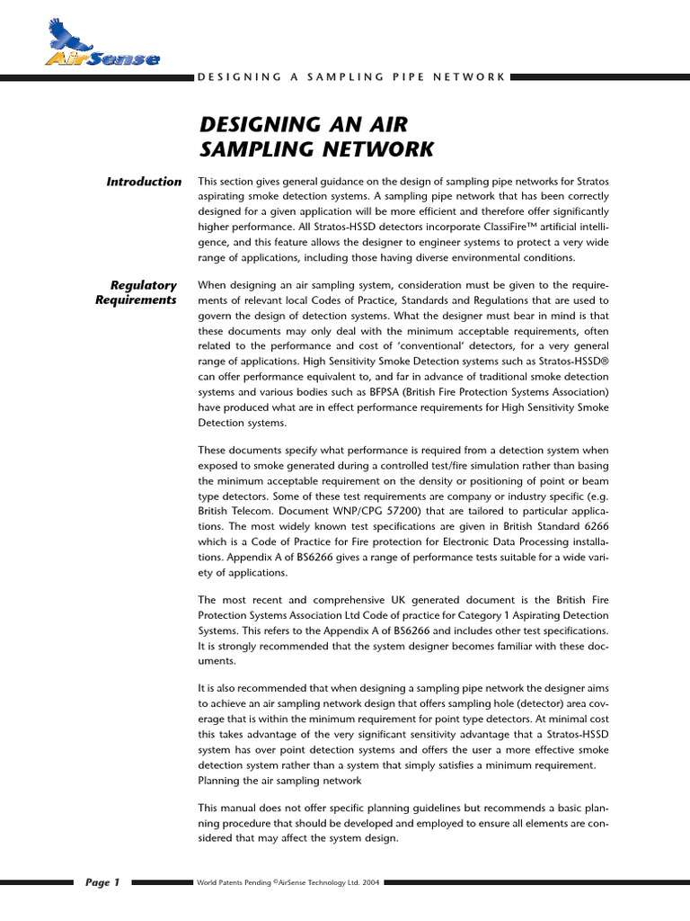 Designing An Air Sampling Network | PDF | Ventilation (Architecture ...