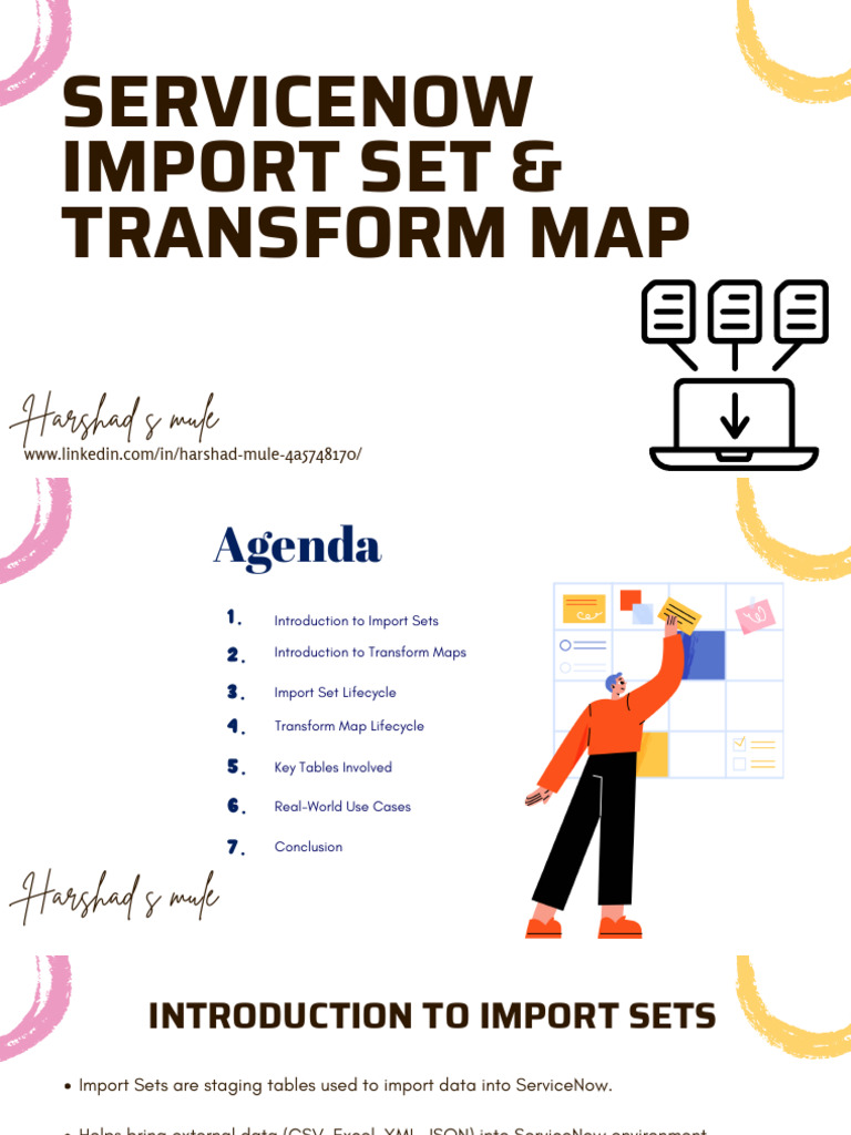 ServiceNow Import Set & Transform Map (1) | PDF | Information ...