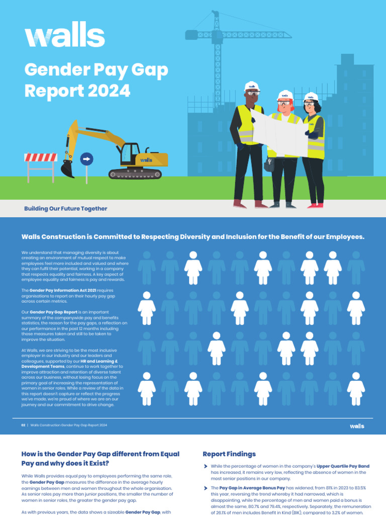 Walls Construction Gender Pay Gap Report 2024 | PDF | Gender Pay Gap ...