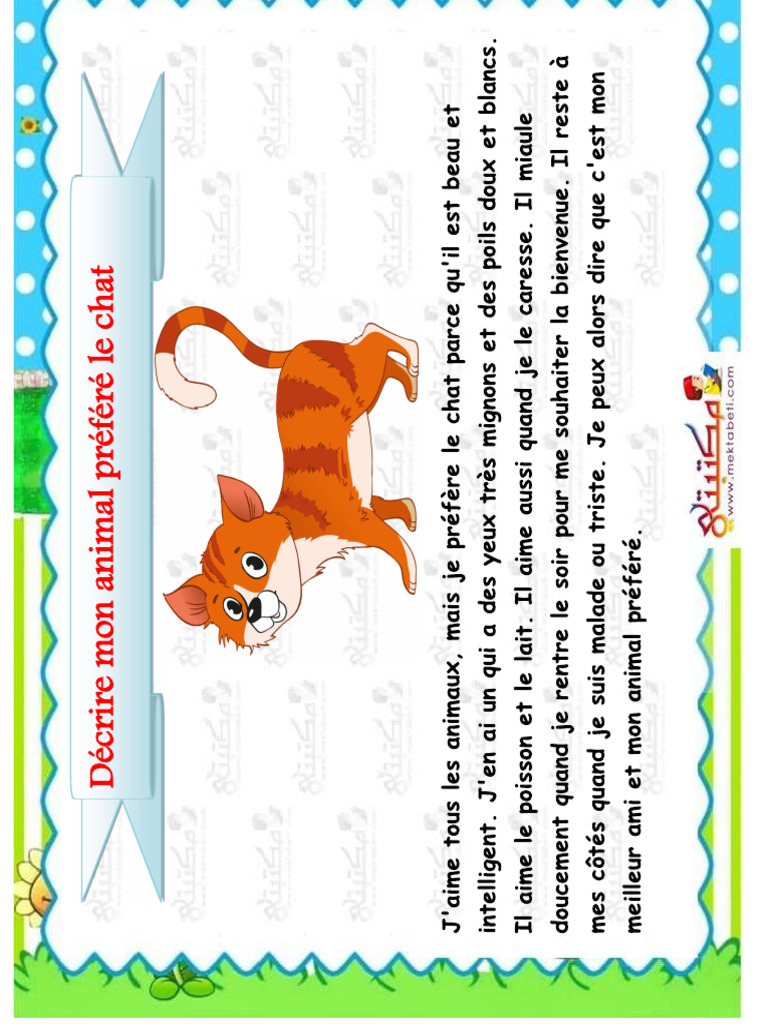 Décrire Un Animal - PDF Version 1 | PDF