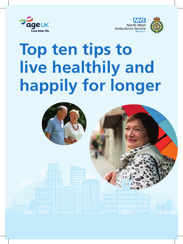 Top 10 Tips for Ageing Well Leaflet | PDF | Cardiovascular Diseases ...