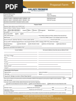 Reliance Health Infinity Proposal Form | PDF | Insurance | Cheque