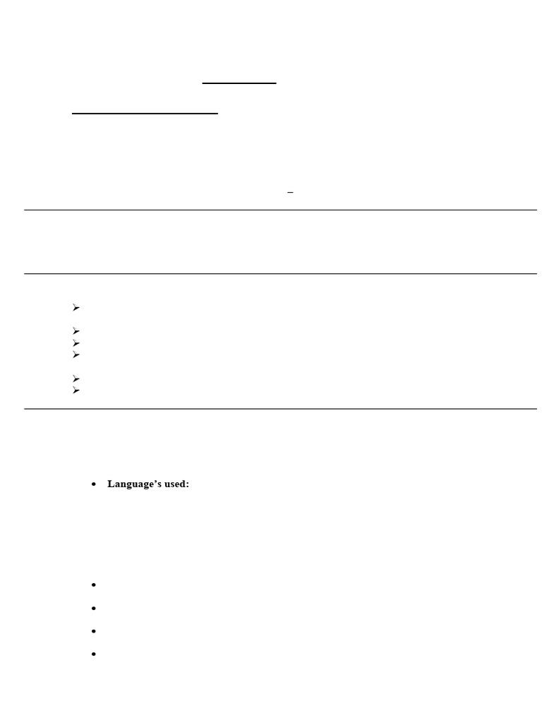 Mca Resume | PDF