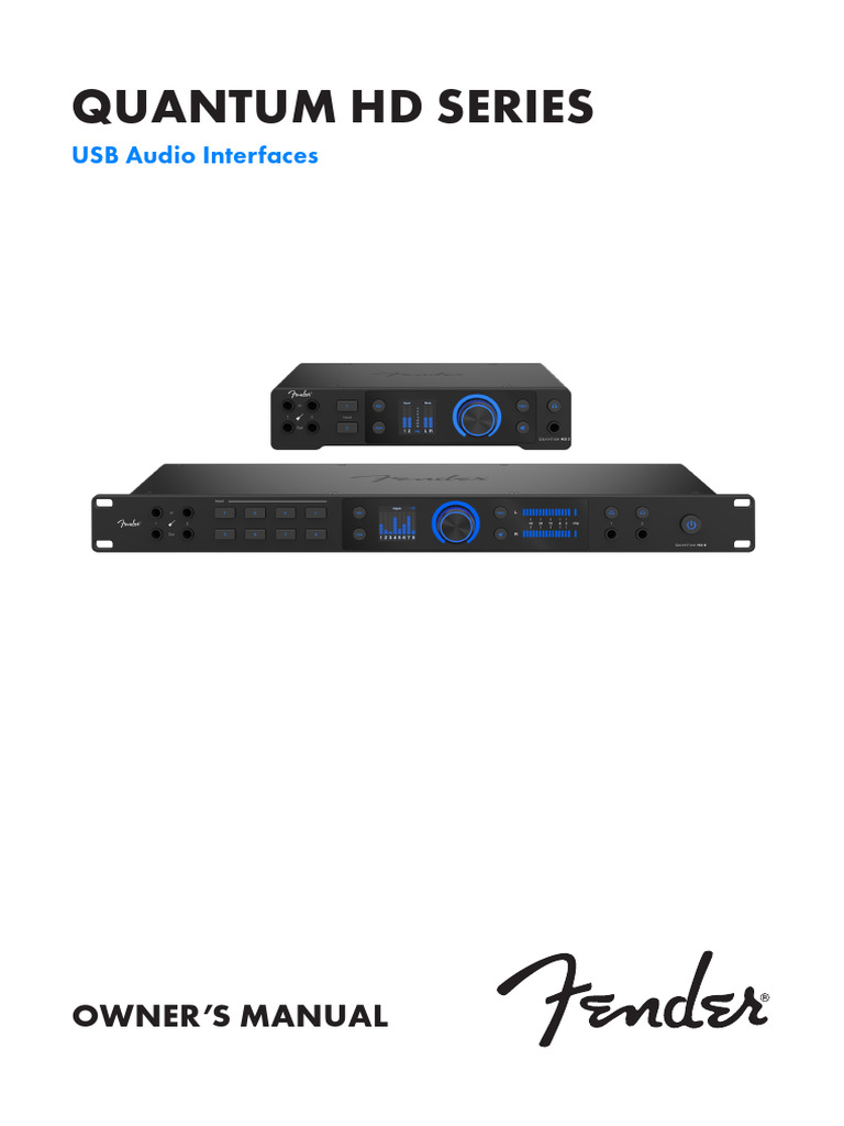Fender Quantum HD Series OM en | PDF | Information And Communications ...