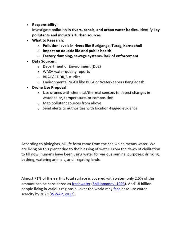 Water Pollution Research | PDF | Water Pollution | Water
