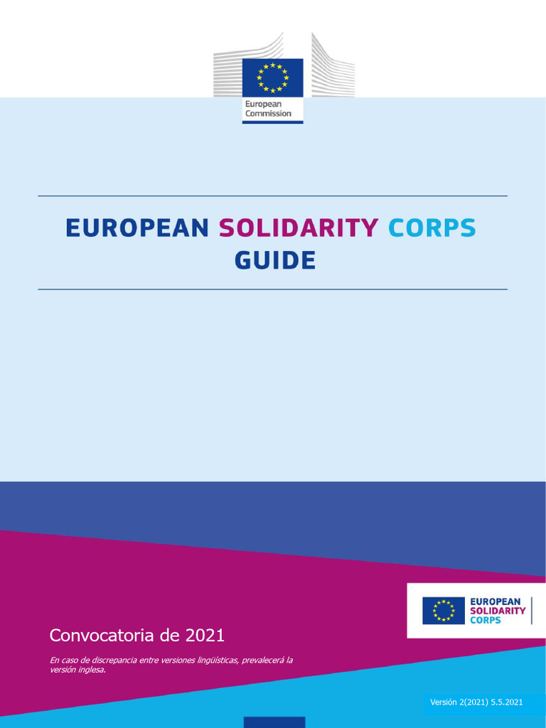 european_solidarity_corps_guide_ES_v2 | PDF | Inclusión (Educación ...