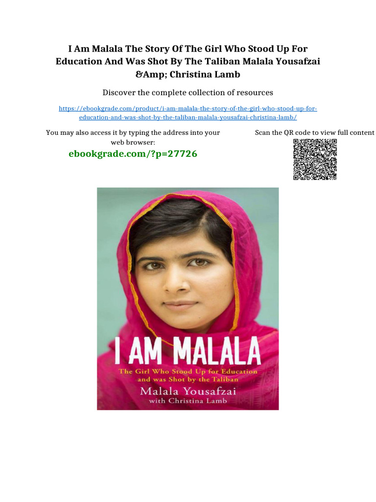I am Malala The Story of the Girl Who Stood Up for Education and was ...