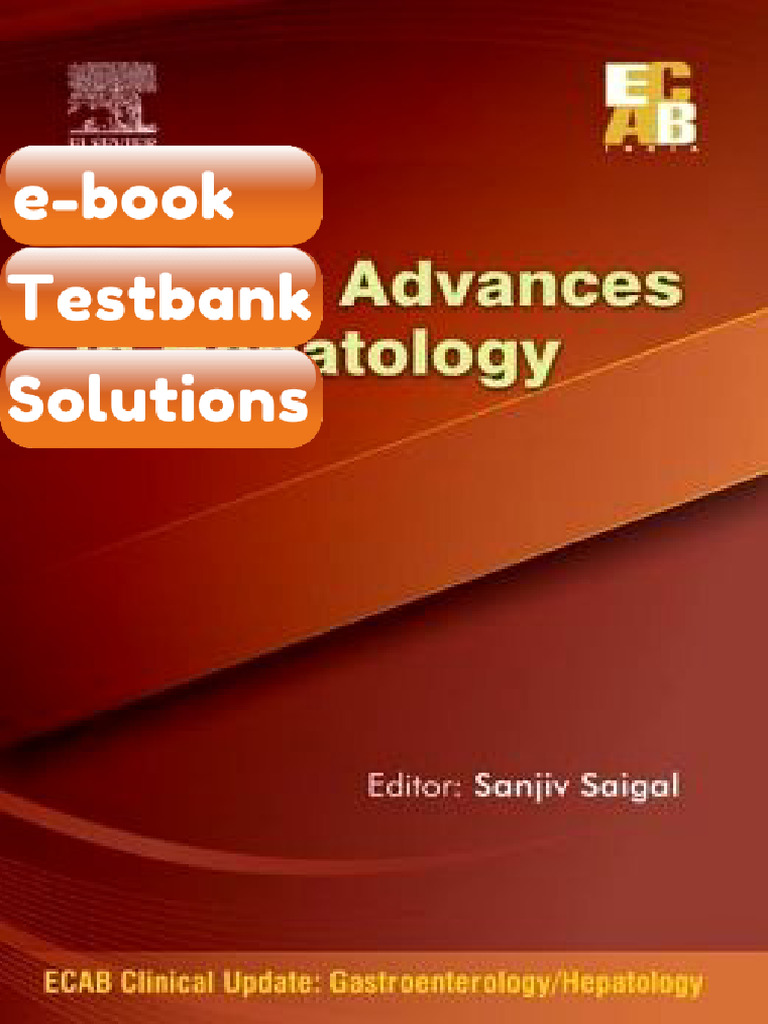 Testbank Recent Advances in Hepatology ECAB Fast Download | PDF ...