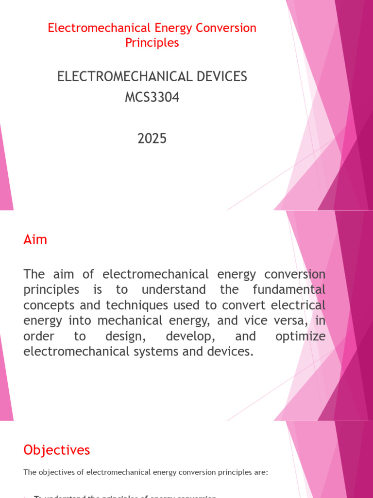 Electromechanical Energy Conversion | PDF | Electric Motor | Inductor