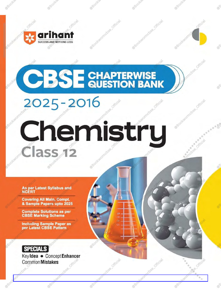 Arihant Physical Chemistry CBSE PYQ 2025-26 | PDF