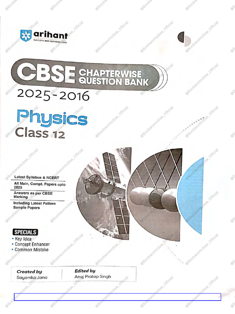 Arihant Physics CBSE PYQ 2025-26 - Part 01 | PDF