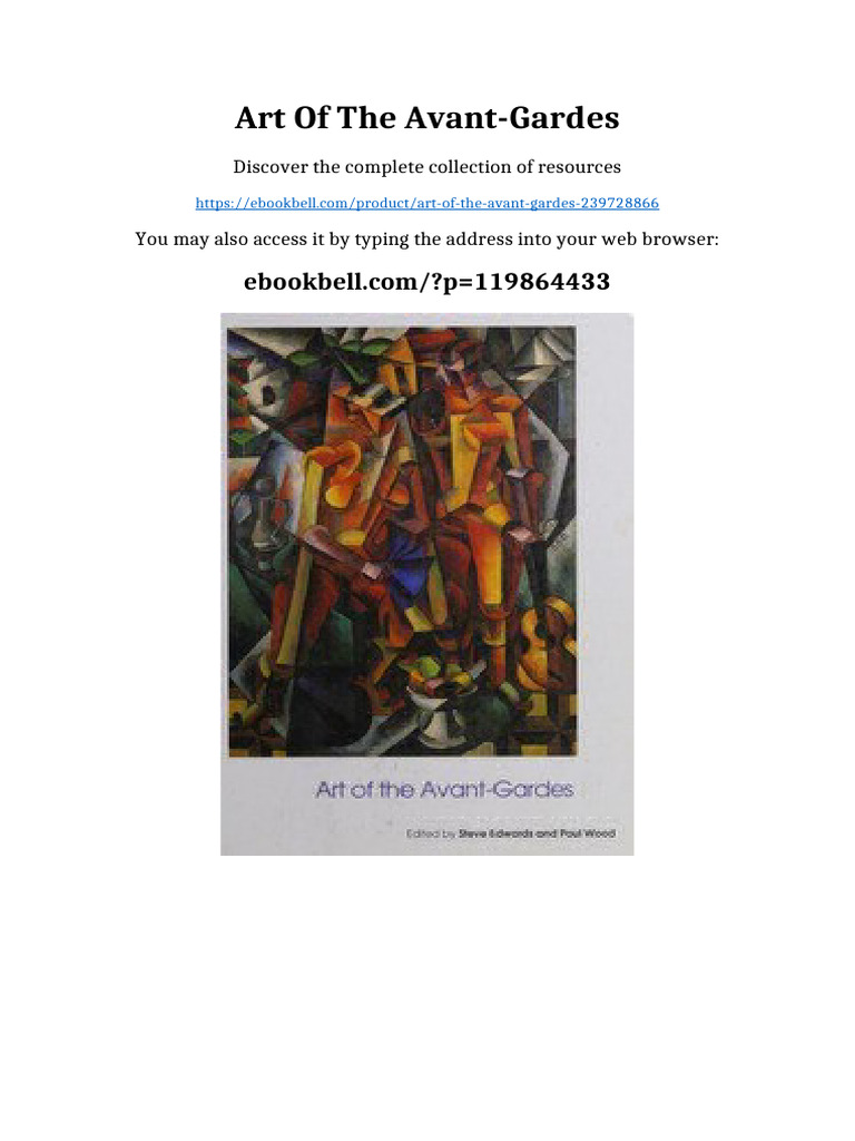 Art of the avant-gardes full | PDF | Elasticity (Economics) | Demand