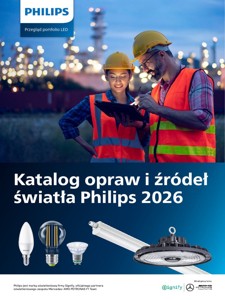 Katalog Opraw I Zrodel Swiatla Philips 2026 Signify Otc PL | PDF