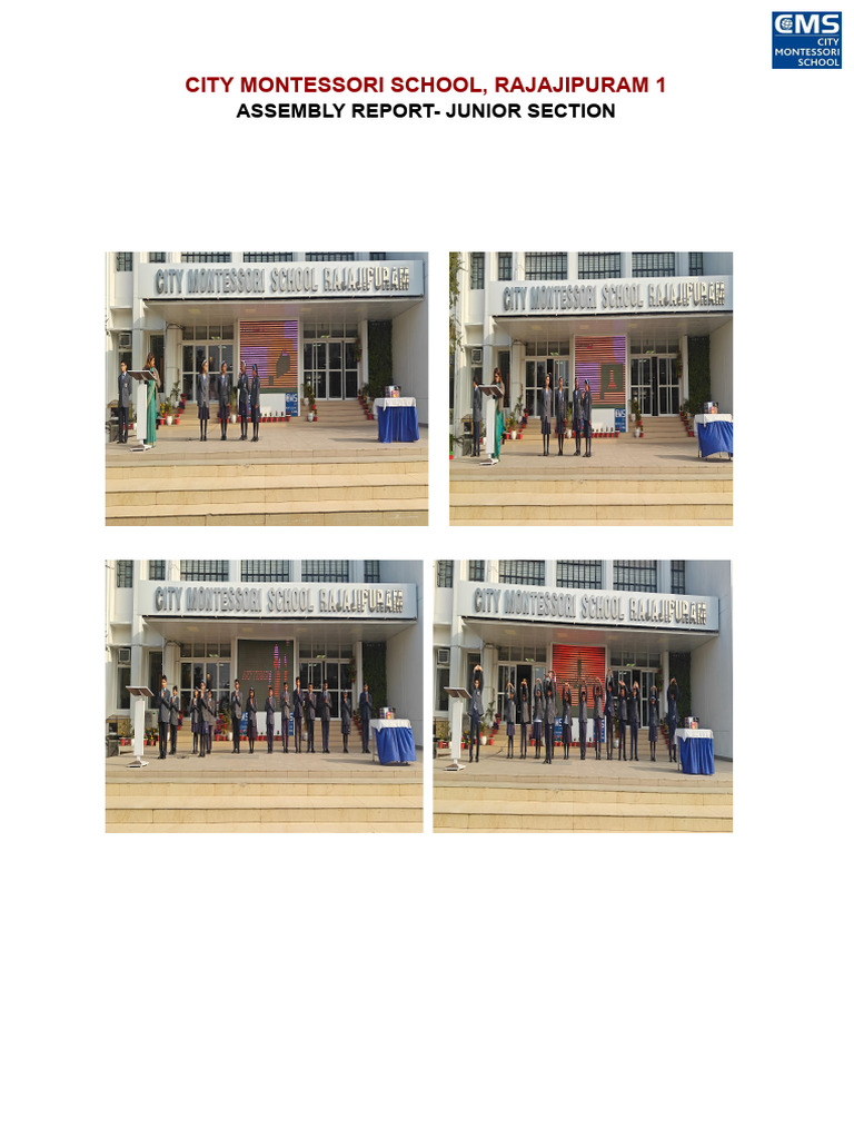 Assembly Report Class 8 (2) - G | PDF