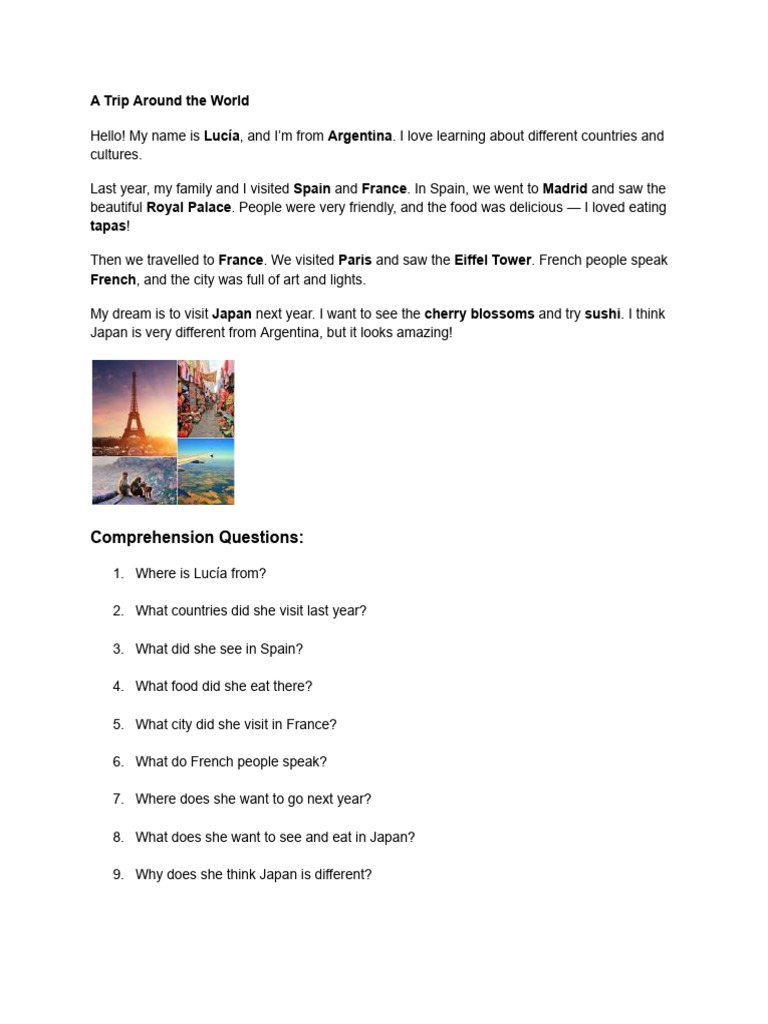 A Trip Around the World | PDF