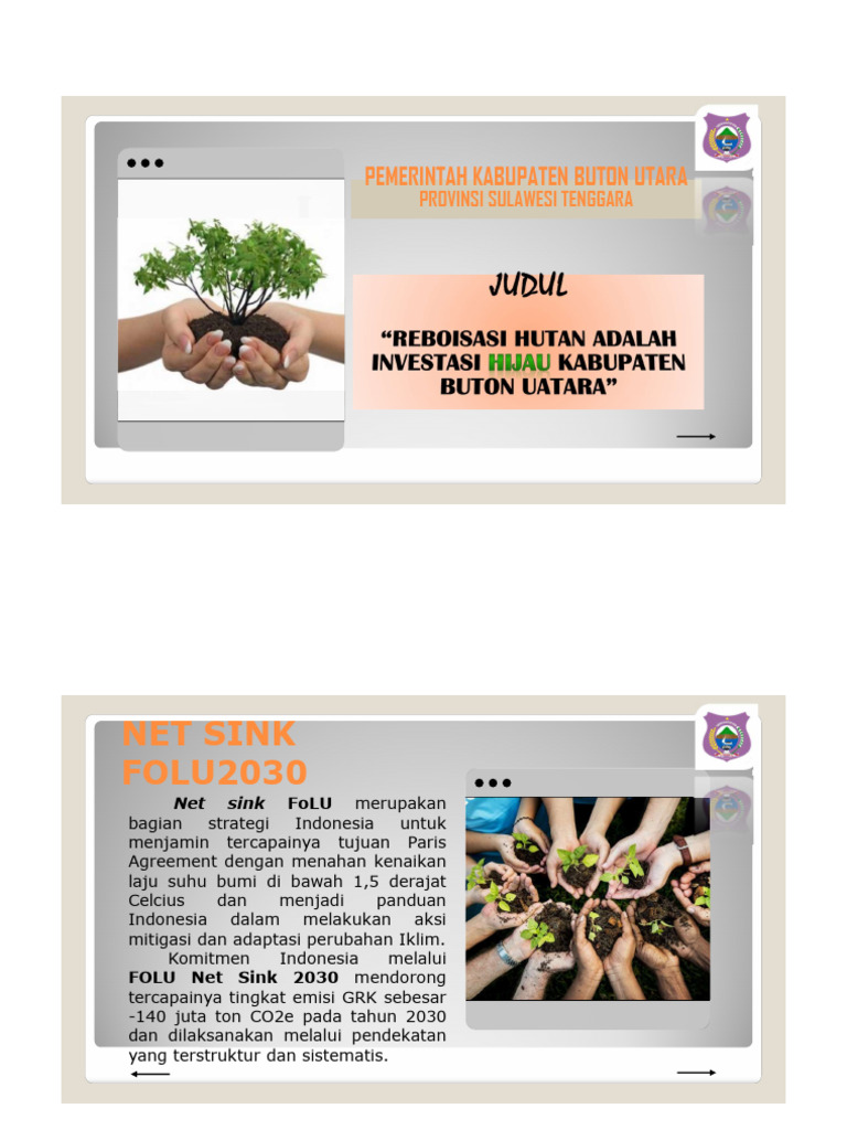 PDF PPT Materi Reboisasi Hutan Buton Utara | PDF