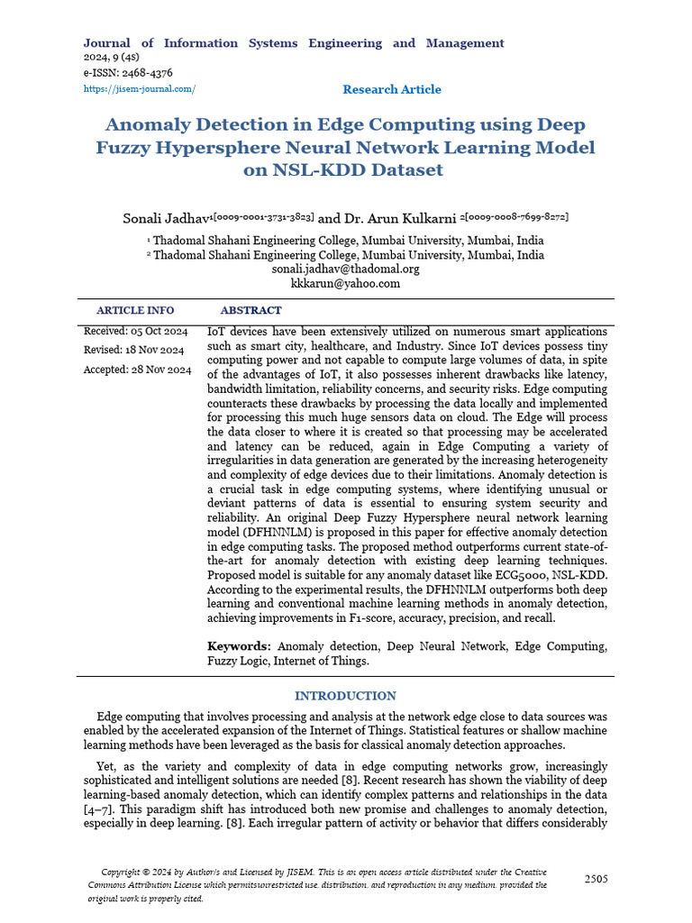 Journal Paper 3 Anomaly Detection in Edge Computing Using Deep Fuzzy ...