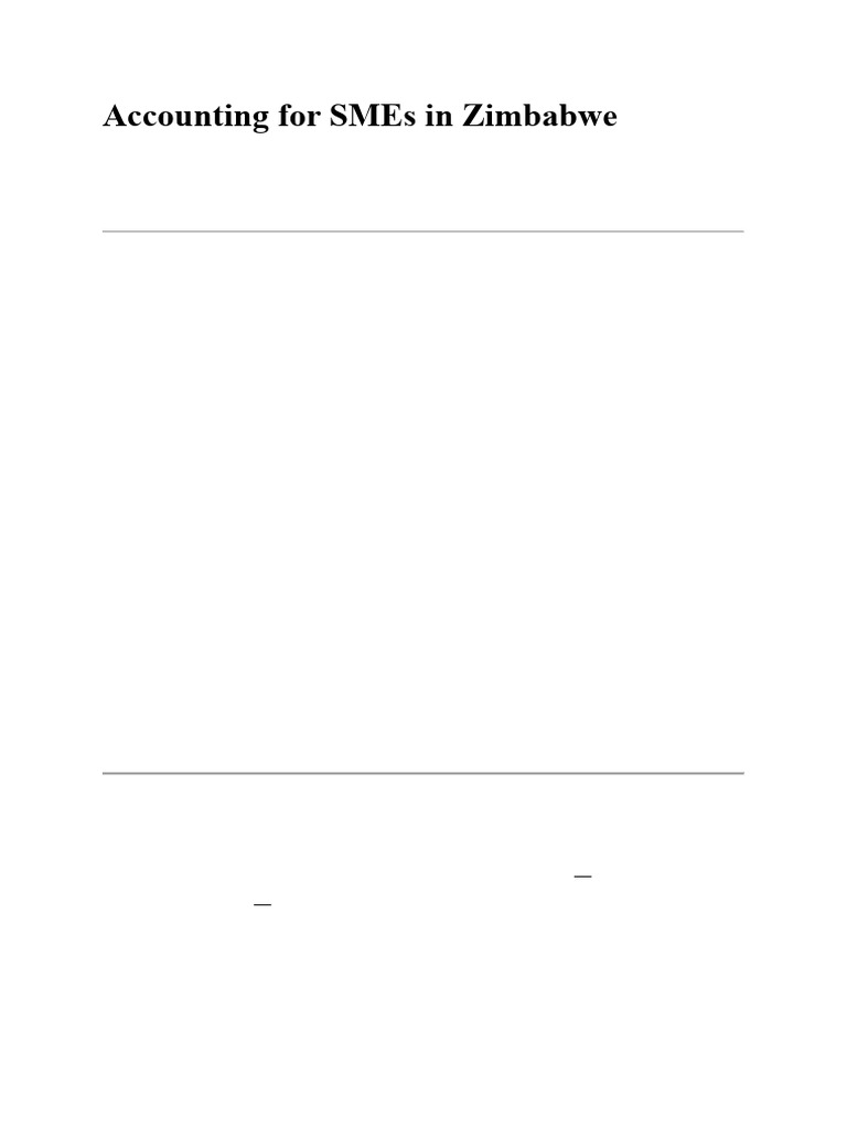 Tax In Zimbabwe Short Notes PDF Taxes Accounting
