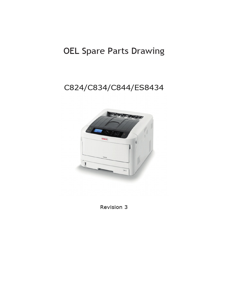 Oki_C824_C834_C844_ ES8434_Parts_List_Rev3 | PDF | Land Vehicles ...