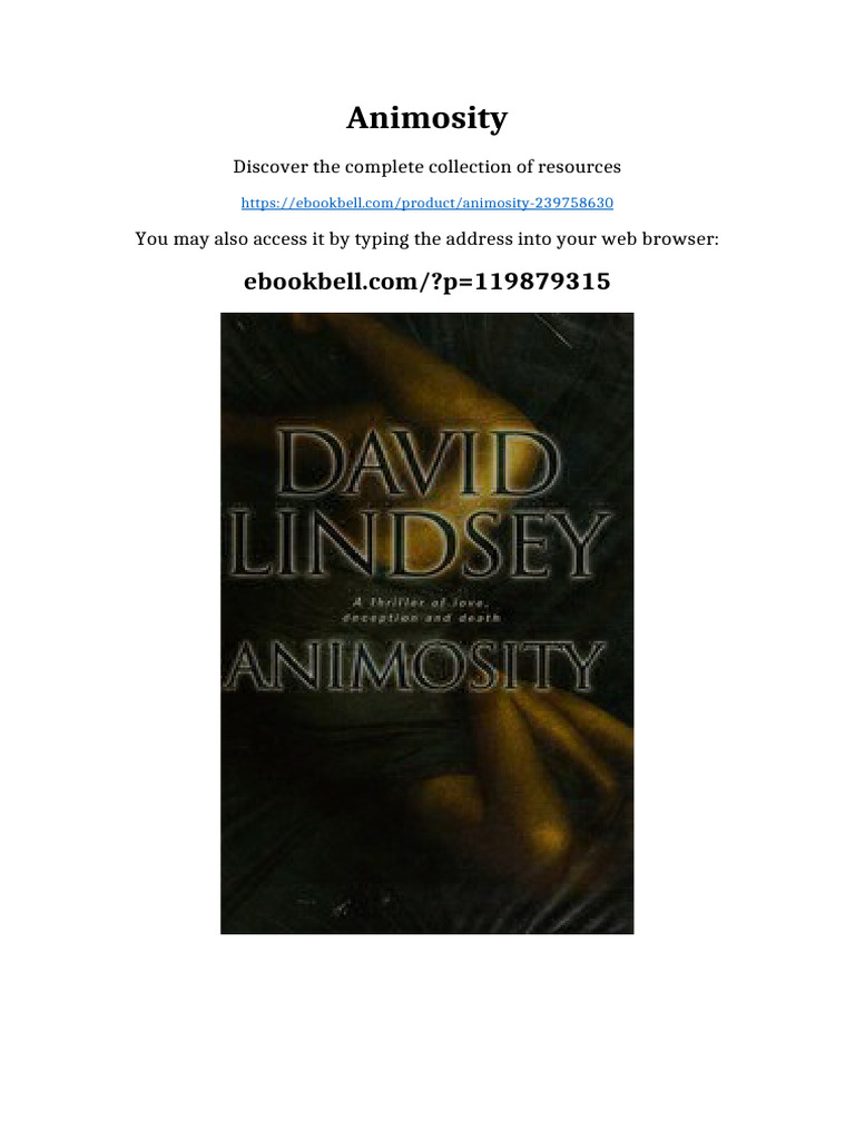 Animosity Full Chapters Included | PDF | Intellectual Property | Property