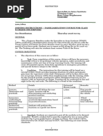 CIT Training Outline for Army Personnel | PDF
