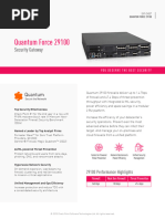 Quantum Force 9100 | PDF | Firewall (Computing) | Computer Security