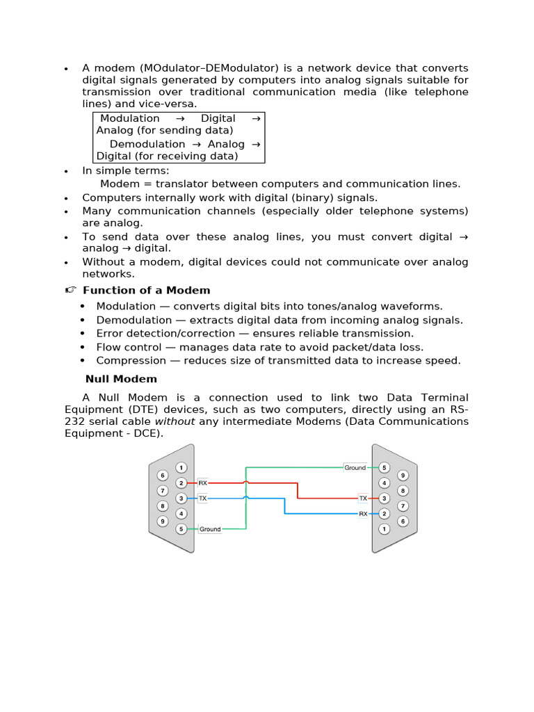 Unit I - Notes of Networking Devices | PDF | Network Switch | Digital ...