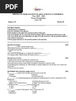 Grade 10 Computer Science Test Questions | PDF | Control Flow ...