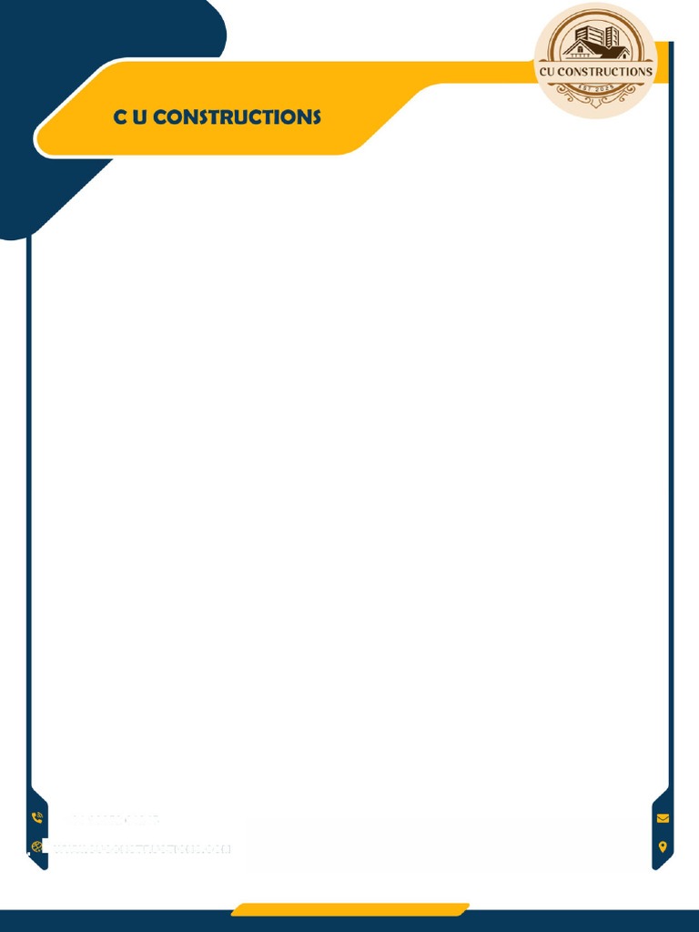Cu Constructions Letter Head | PDF