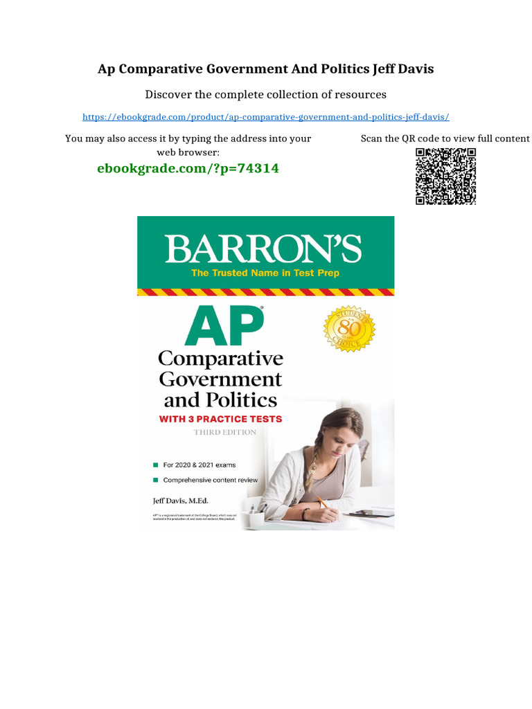 AP Comparative Government and Politics Jeff Davis online version | PDF ...