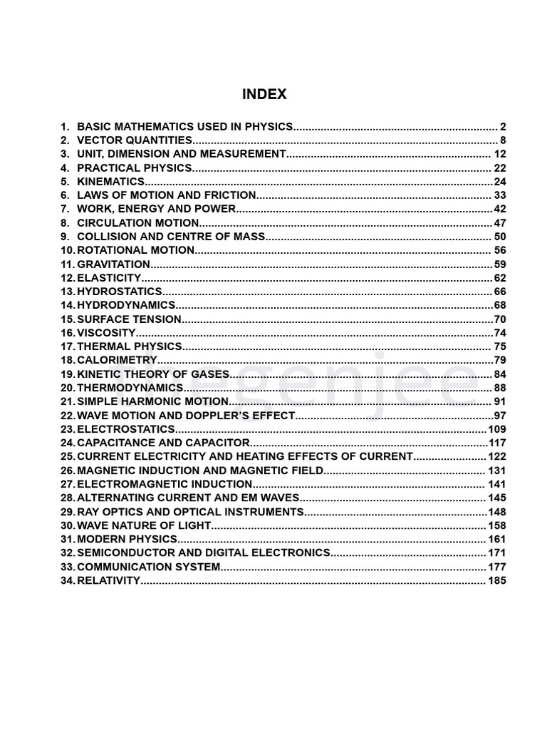 Physics (Formulas Compiled) | PDF | Area | Force
