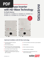 SolarEdge SE25K/SE30K/SE33.3K Inverter Specs | PDF | Power Inverter ...