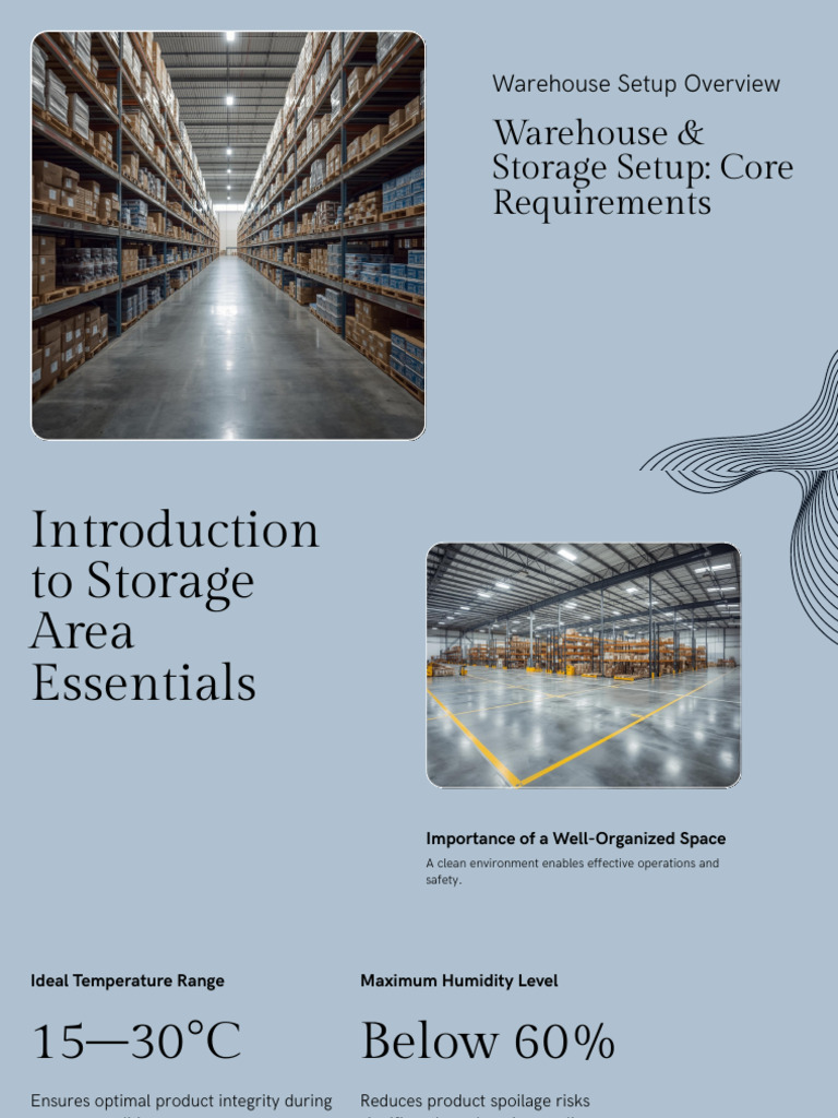 Presentation - Warehouse & Storage Setup Core Requirements | PDF ...