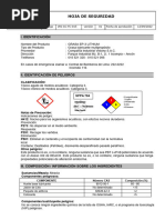 SDS AEON PD SDS Spanish | PDF | Agua | Combustión