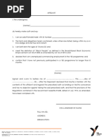 B-BBEE Sworn Affidavit Template | PDF | Affidavit | Government