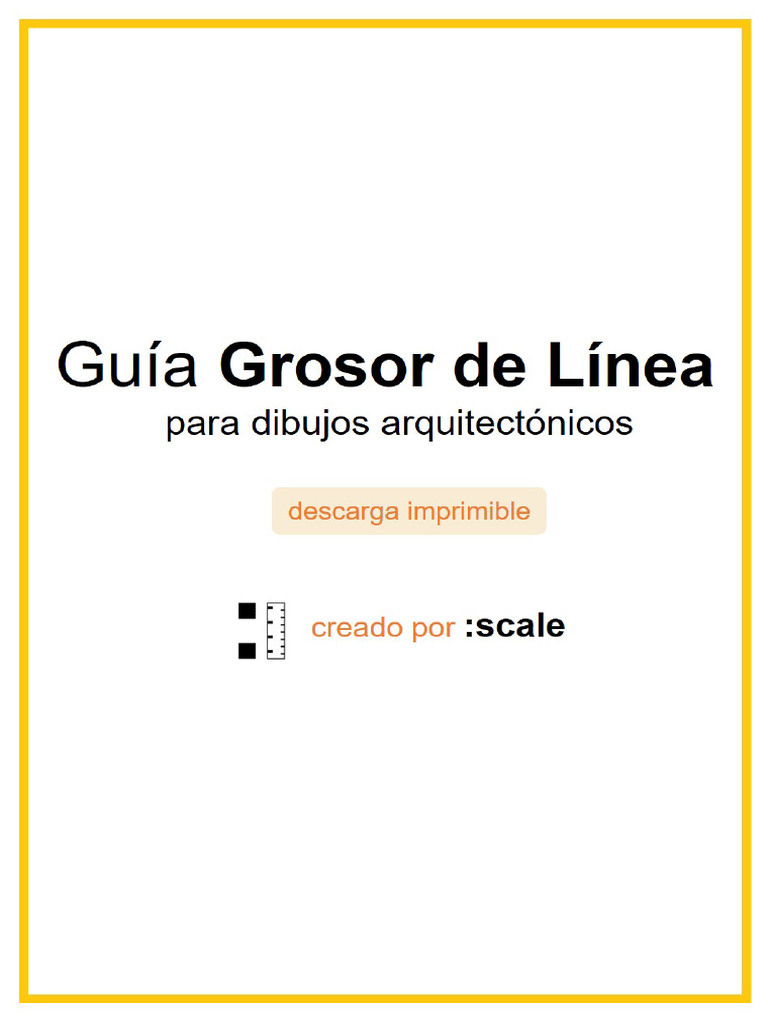 Guía Descargable de Grosor de Línea | PDF