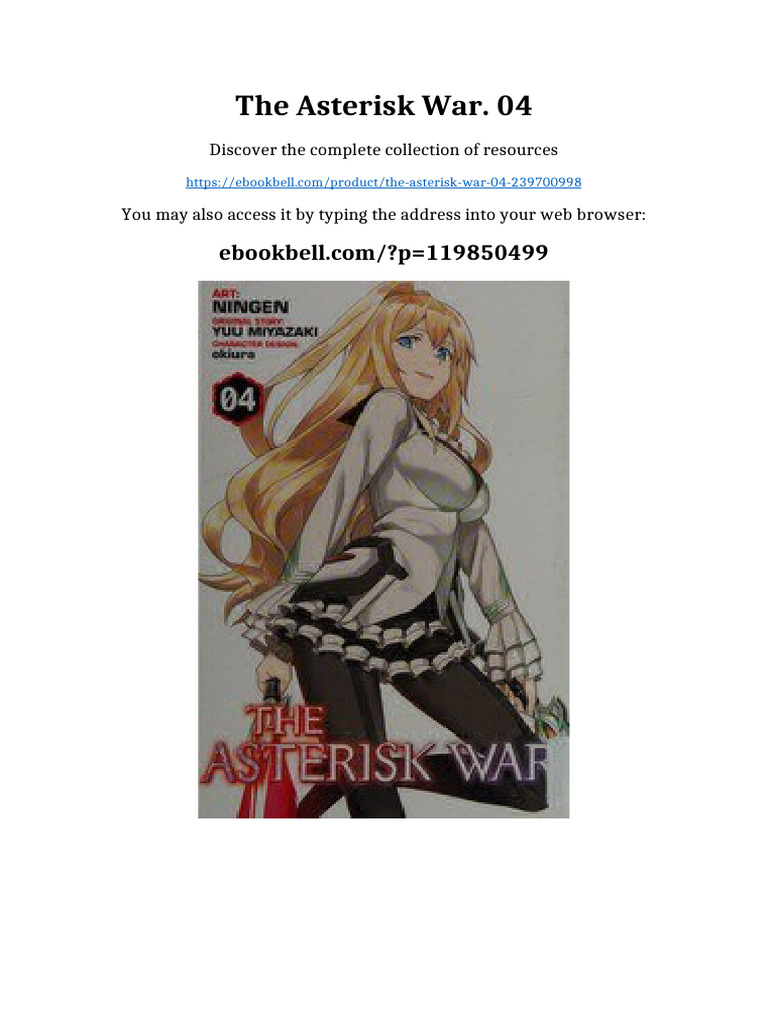 The Asterisk War. 04 Newest Edition 2025 | PDF | Propaganda | Cyprus