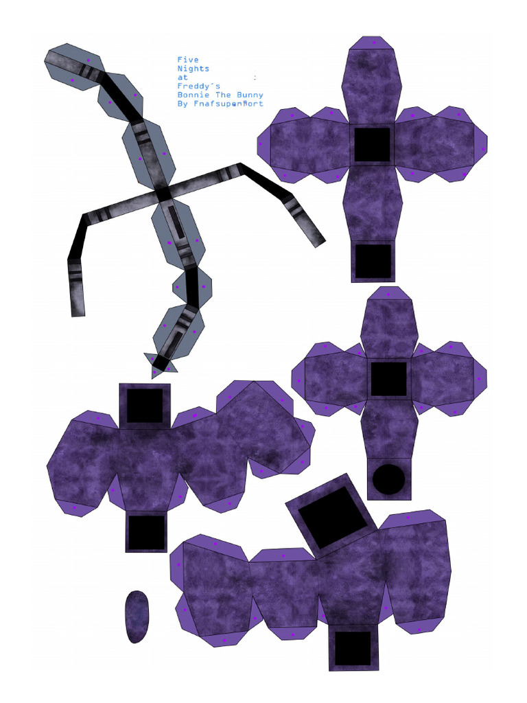 Bonnie and Endo 01 Papercraft | PDF