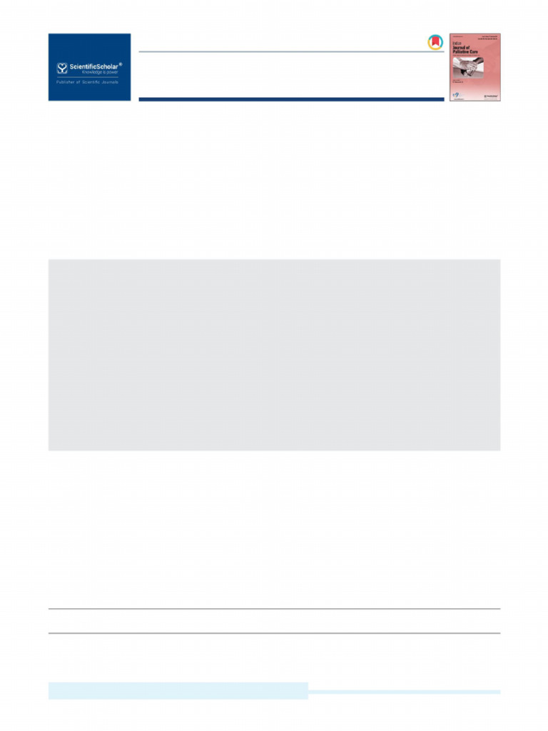 The Palliative Care Knowledge Questionnaire-Basic | PDF | Cuidado ...