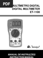 Manual Do Multimetro DT830B | PDF