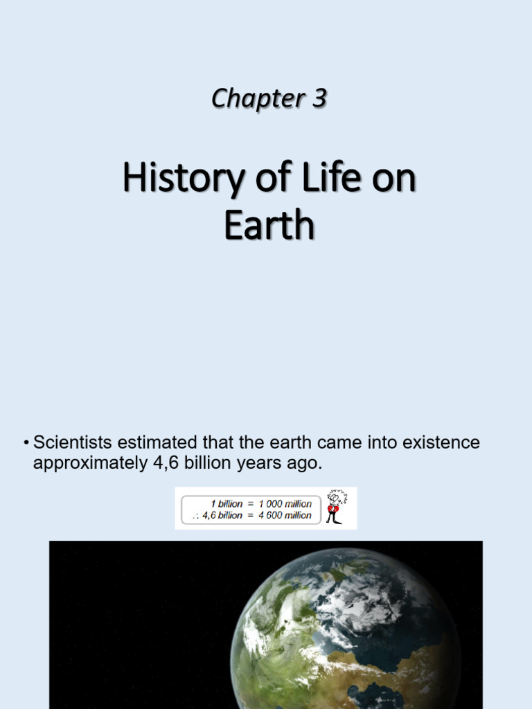 History of Life On Earth | PDF | Fossil | Ice Age