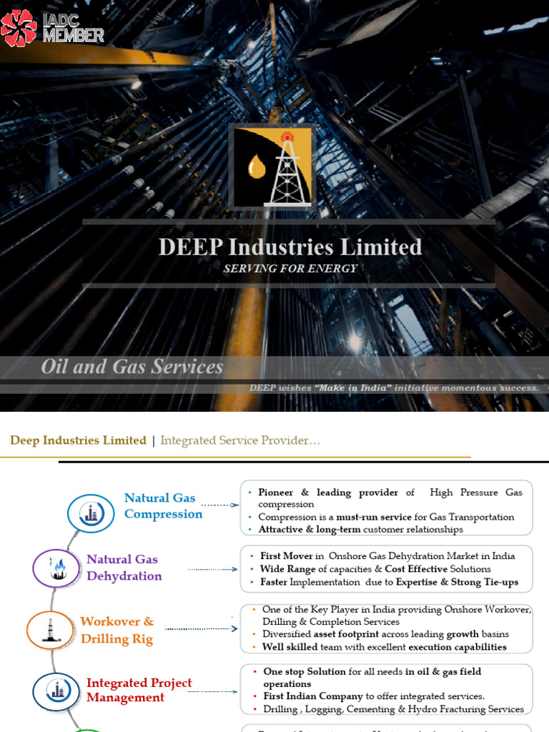 Deep Industries Limited 26.09.2023 | PDF | Oil Well | Natural Gas