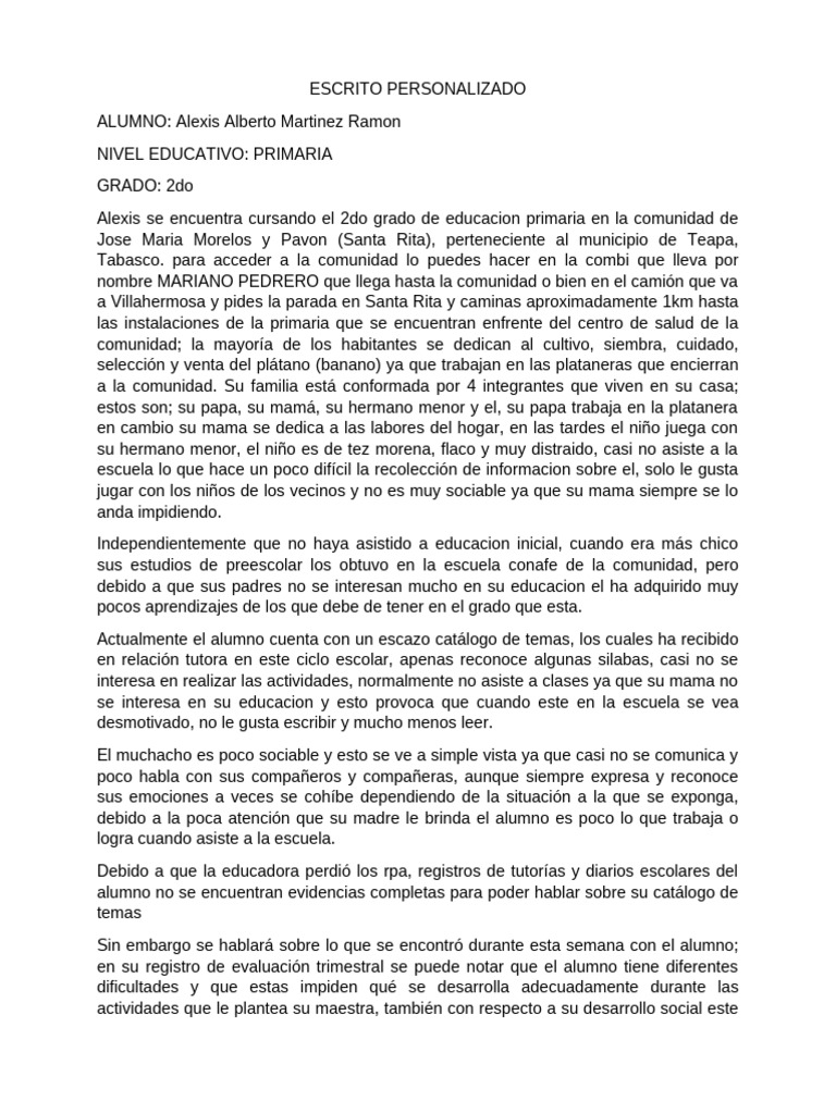 Alexis Alberto Martinez Ramon | PDF