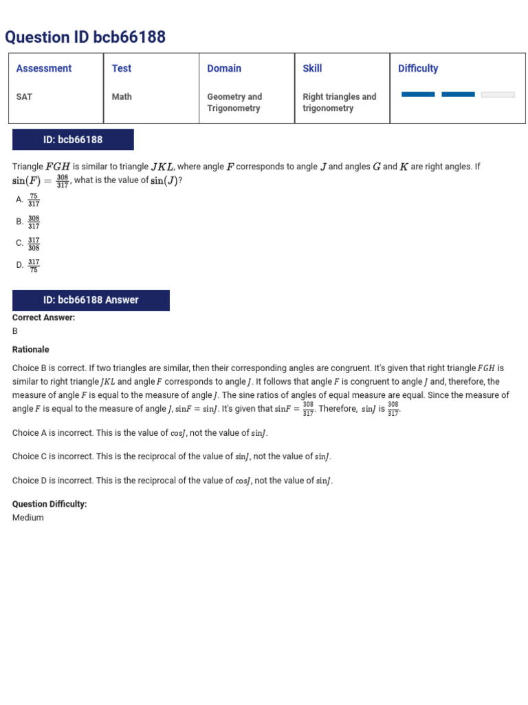 Geometry Revision 2 Solution | PDF | Trigonometry | Triangle