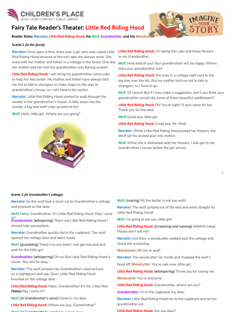 Little Red Riding Hood Readers Theatre (1) | PDF | Caperucita Roja