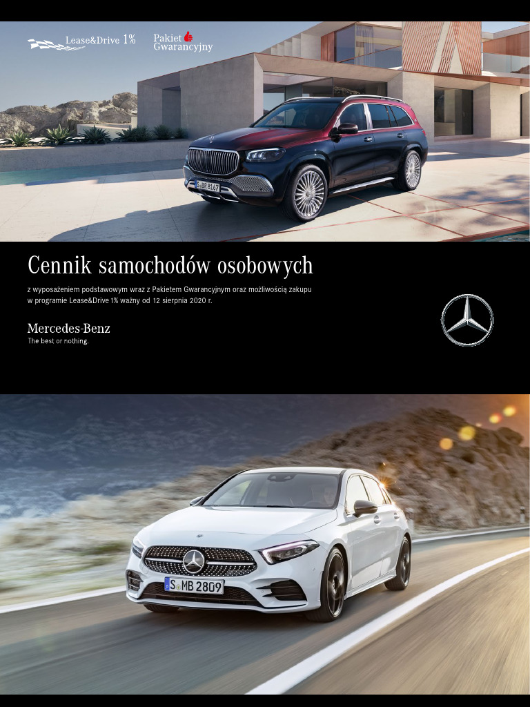 Cennik Samochodow Osobowych Mercedes Benz | PDF